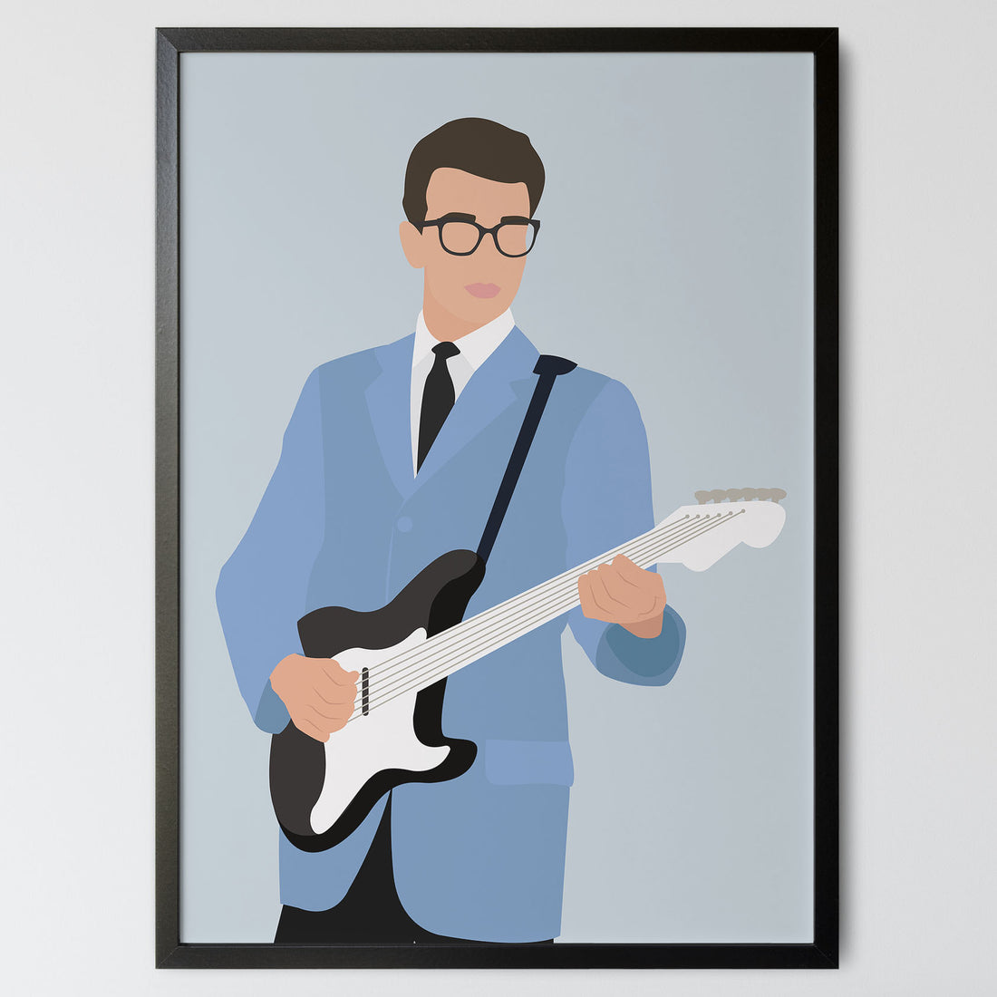Buddy Holly Poster – Minimal Wall