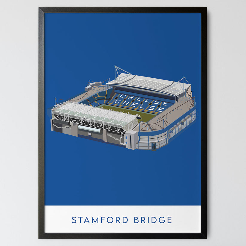 Stamford Bridge Stadium - Chelsea Poster – Minimal Wall