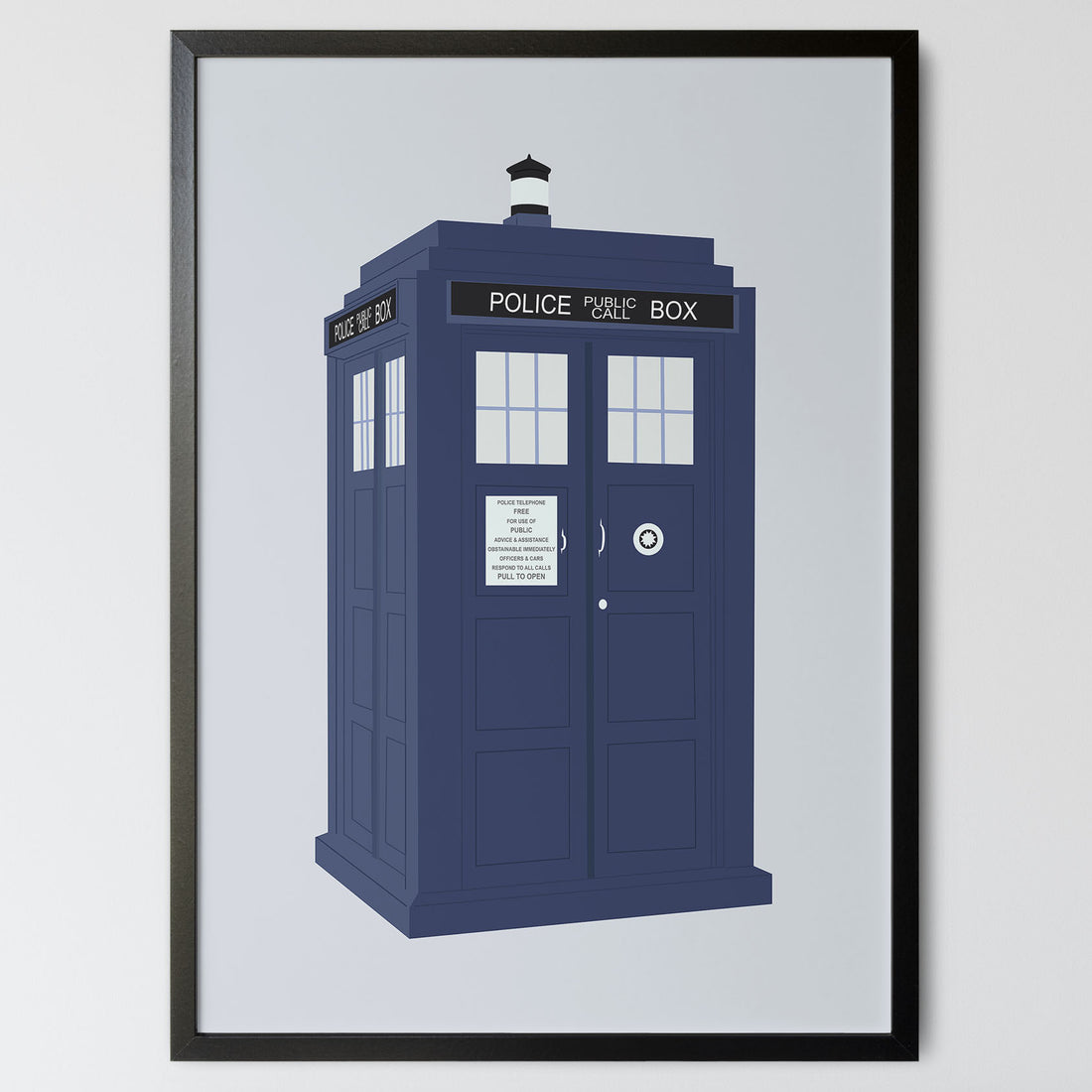 Doctor Who Poster - Tardis – Minimal Wall