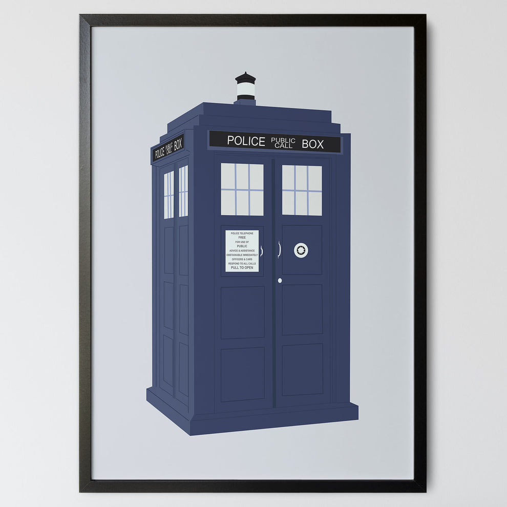 Doctor Who Poster - Tardis – Minimal Wall