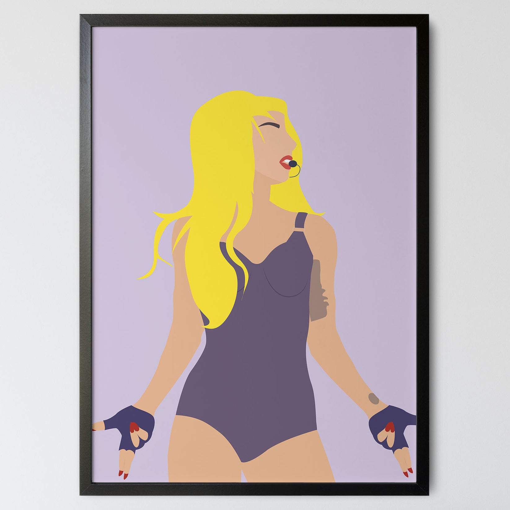 Lady Gaga Poster – Minimal Wall