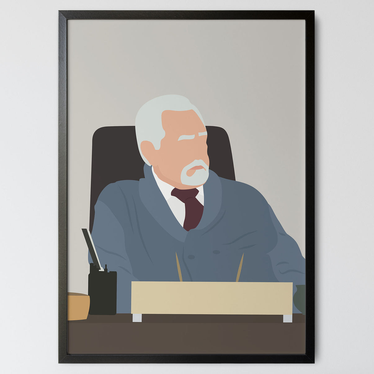 Logan Roy - Succession Poster – Minimal Wall