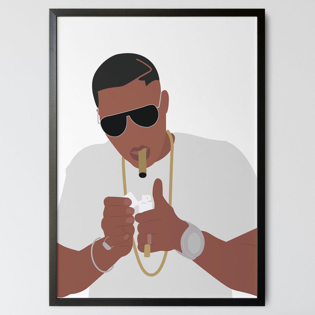Nas Poster – Minimal Wall