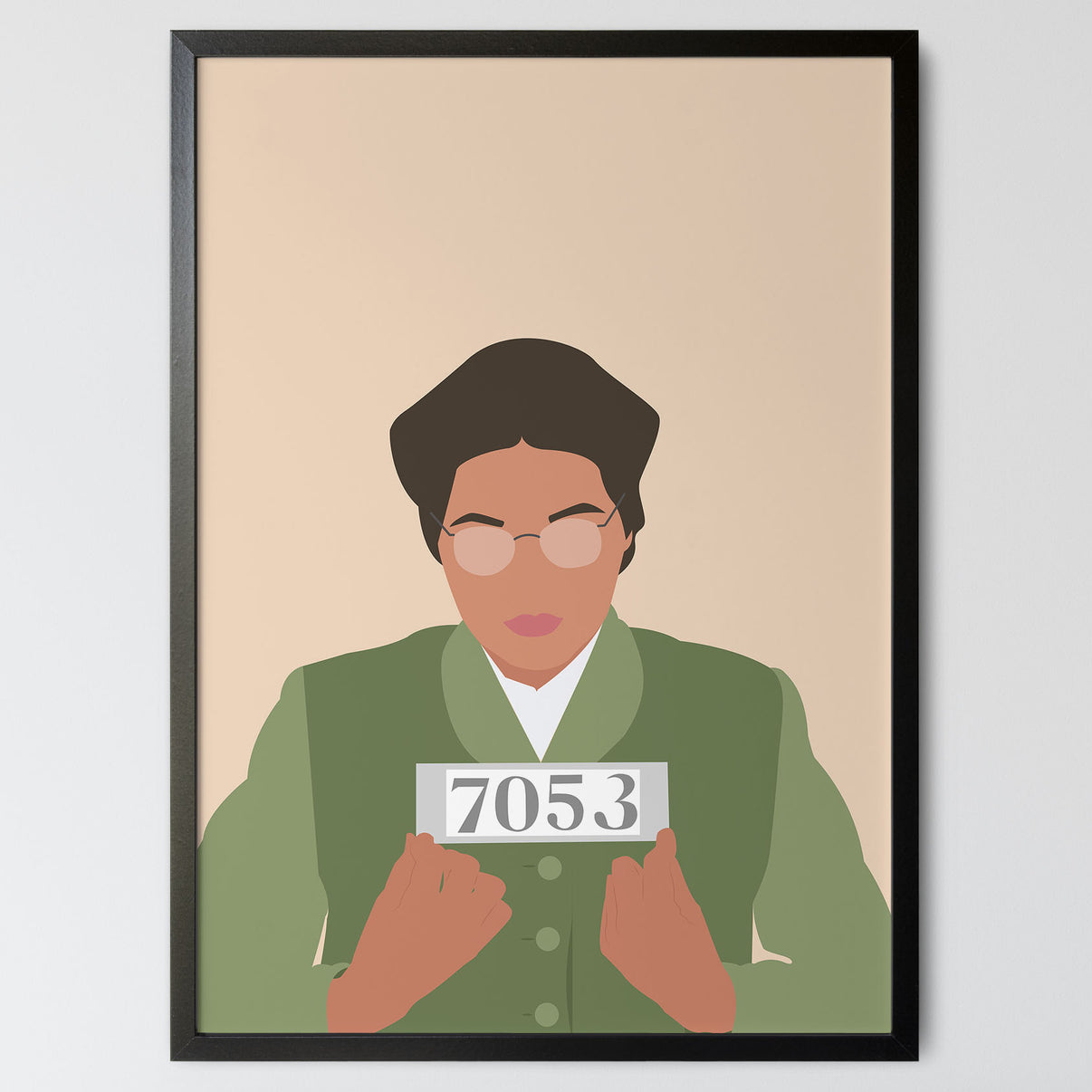 Rosa Parks Poster – Minimal Wall