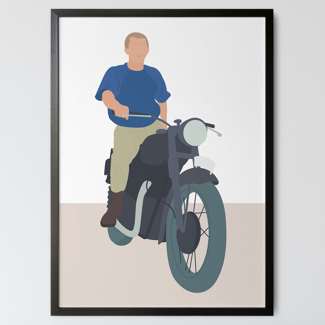 Steve McQueen Poster – Minimal Wall