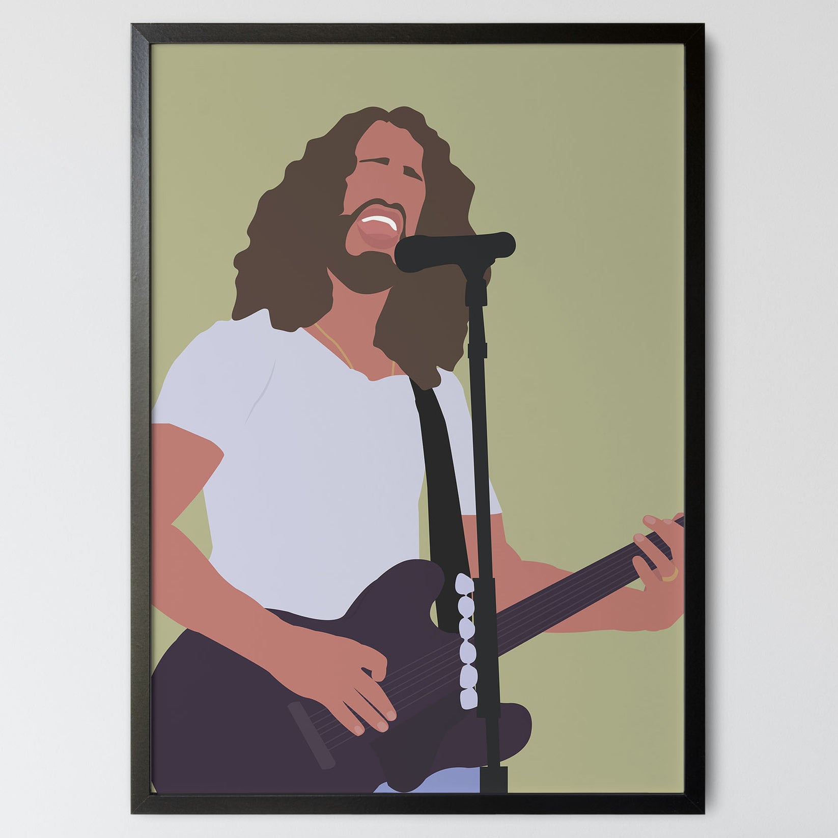 Chris Cornell Poster – Minimal Wall