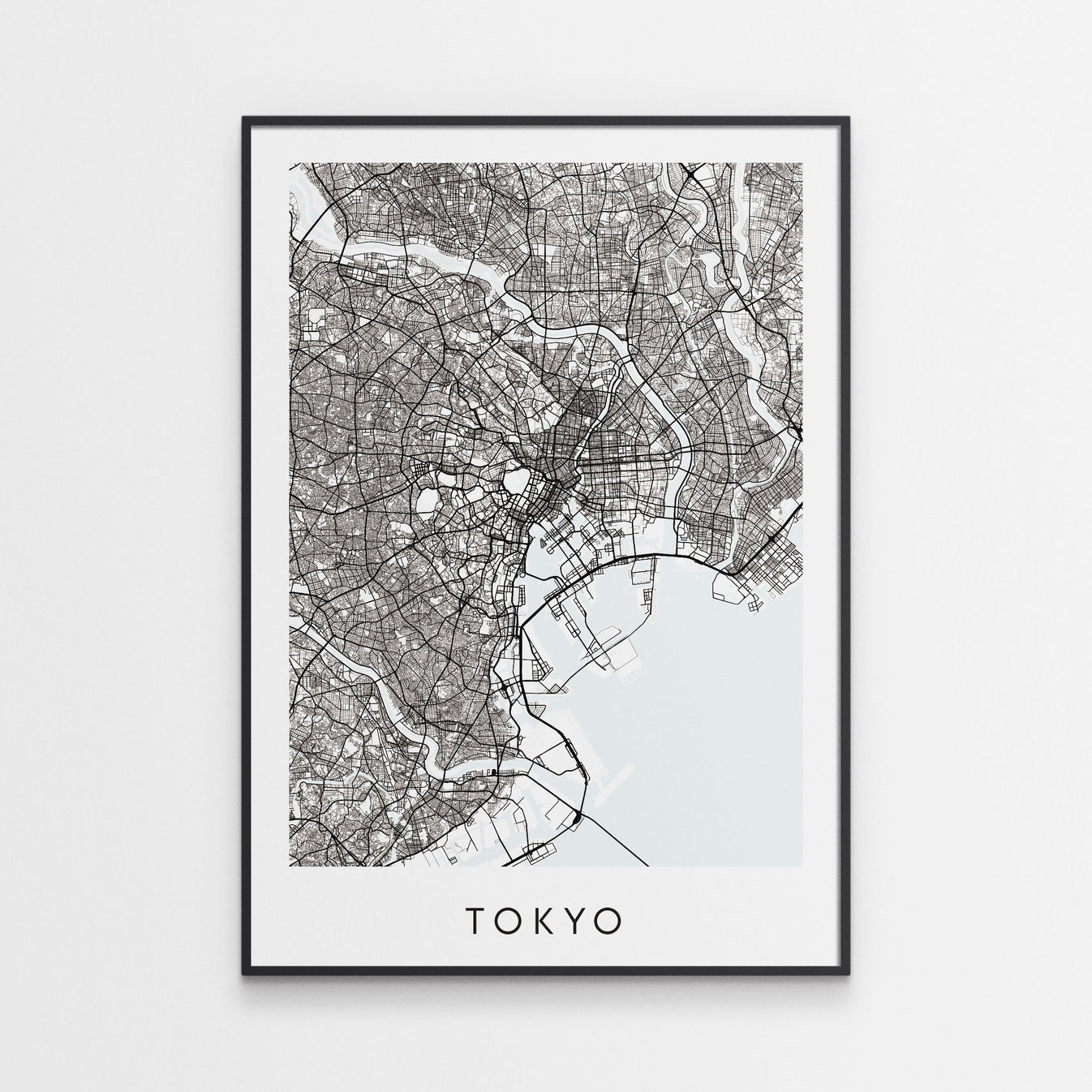 Tokyo Map Poster - Japan – Minimal Wall